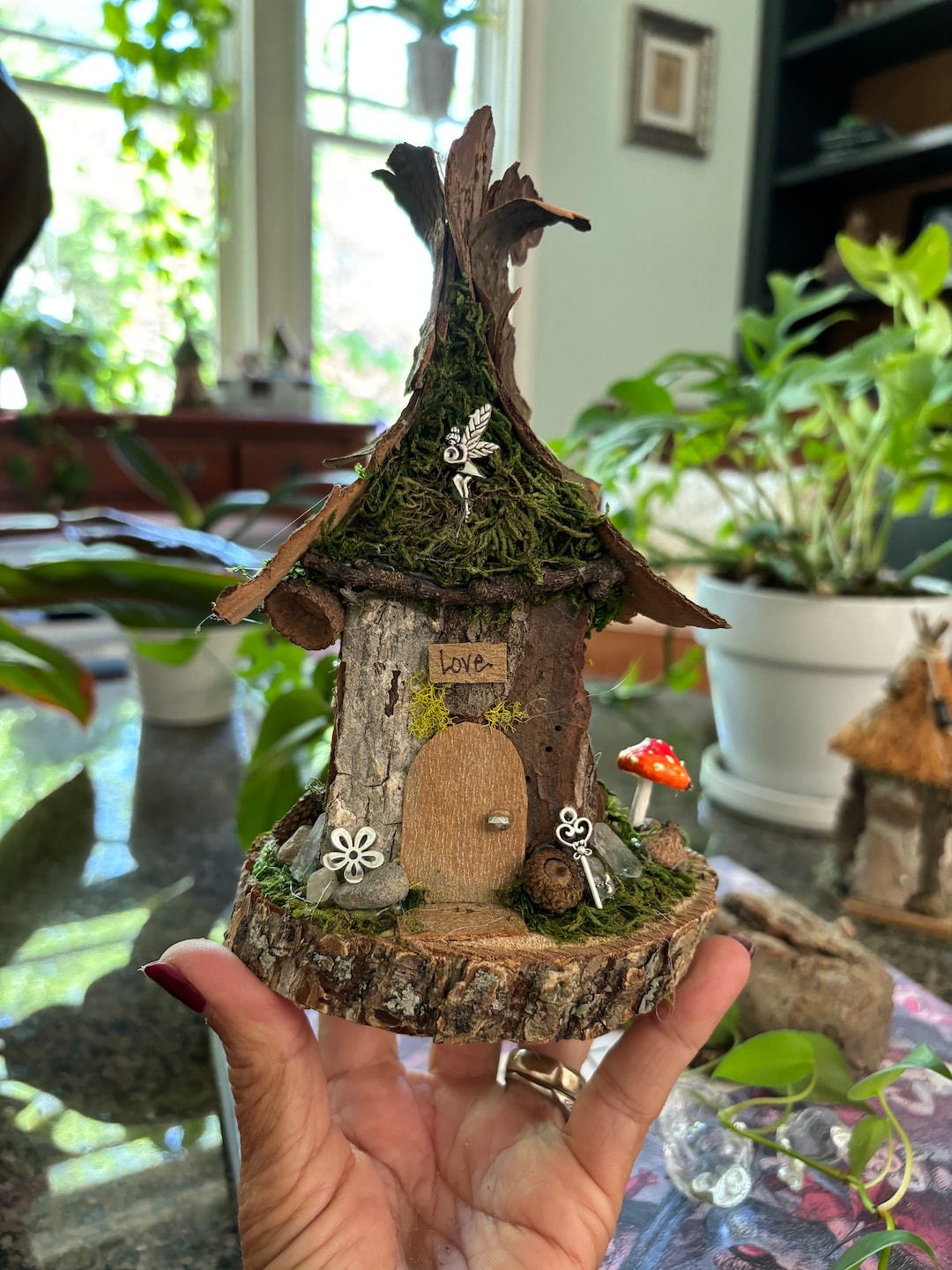 Itty Bitty Fairy House, Handmade Fairy House, Customized Gift ...