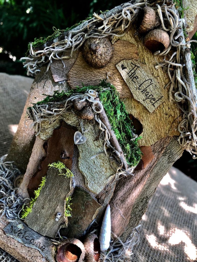 Handmade Fairy Church, Natural Materials, Personalized Religious Gift ...