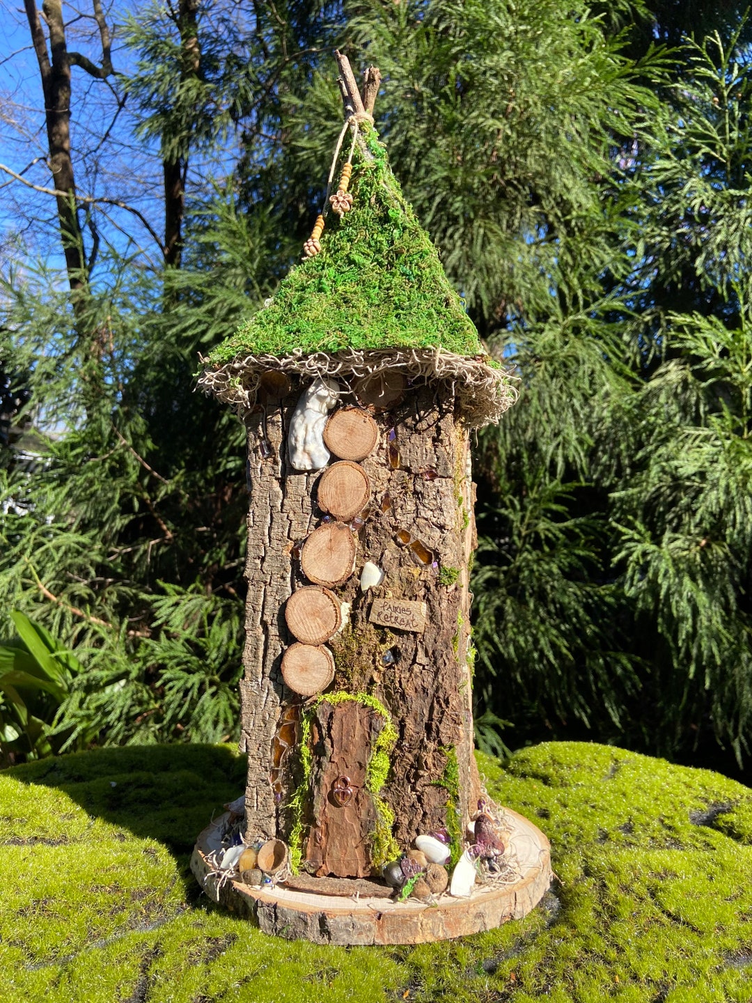 Large Fairy House, Handmade, Personalized Gift, Custom Made, Fairy ...