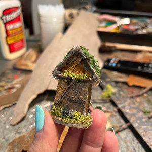 Itty Bitty Fairy House, Handmade Fairy House, Custom Made Gift ...