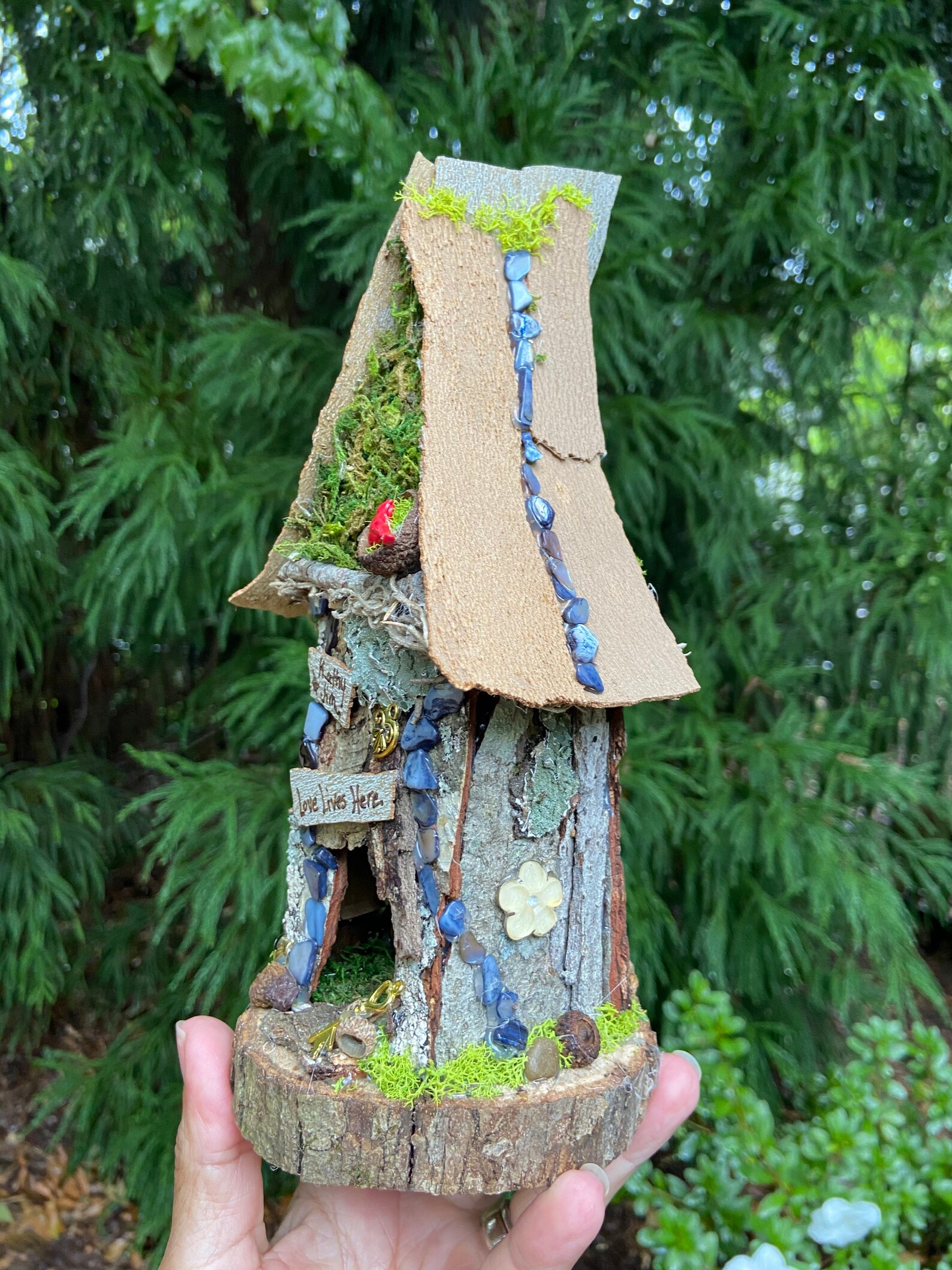 Mini Fairy House Handmade Fairy House Personalized Gift - Etsy