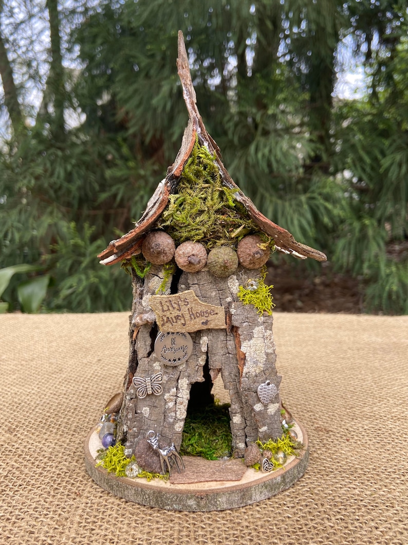 Mini Fairy House Handmade Fairy House Personalized Gift - Etsy