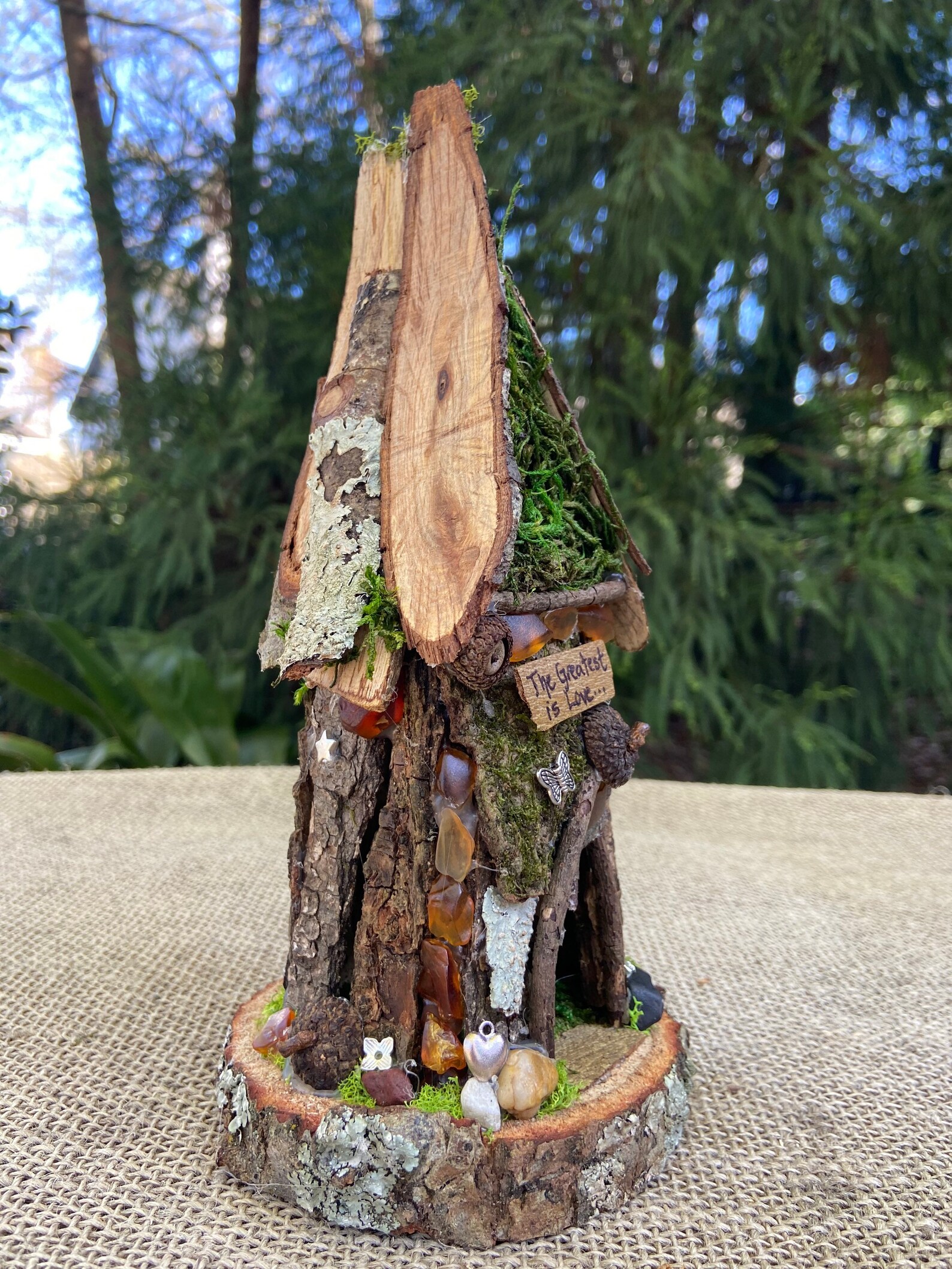 Mini Fairy House Handmade Fairy House Personalized Gift - Etsy