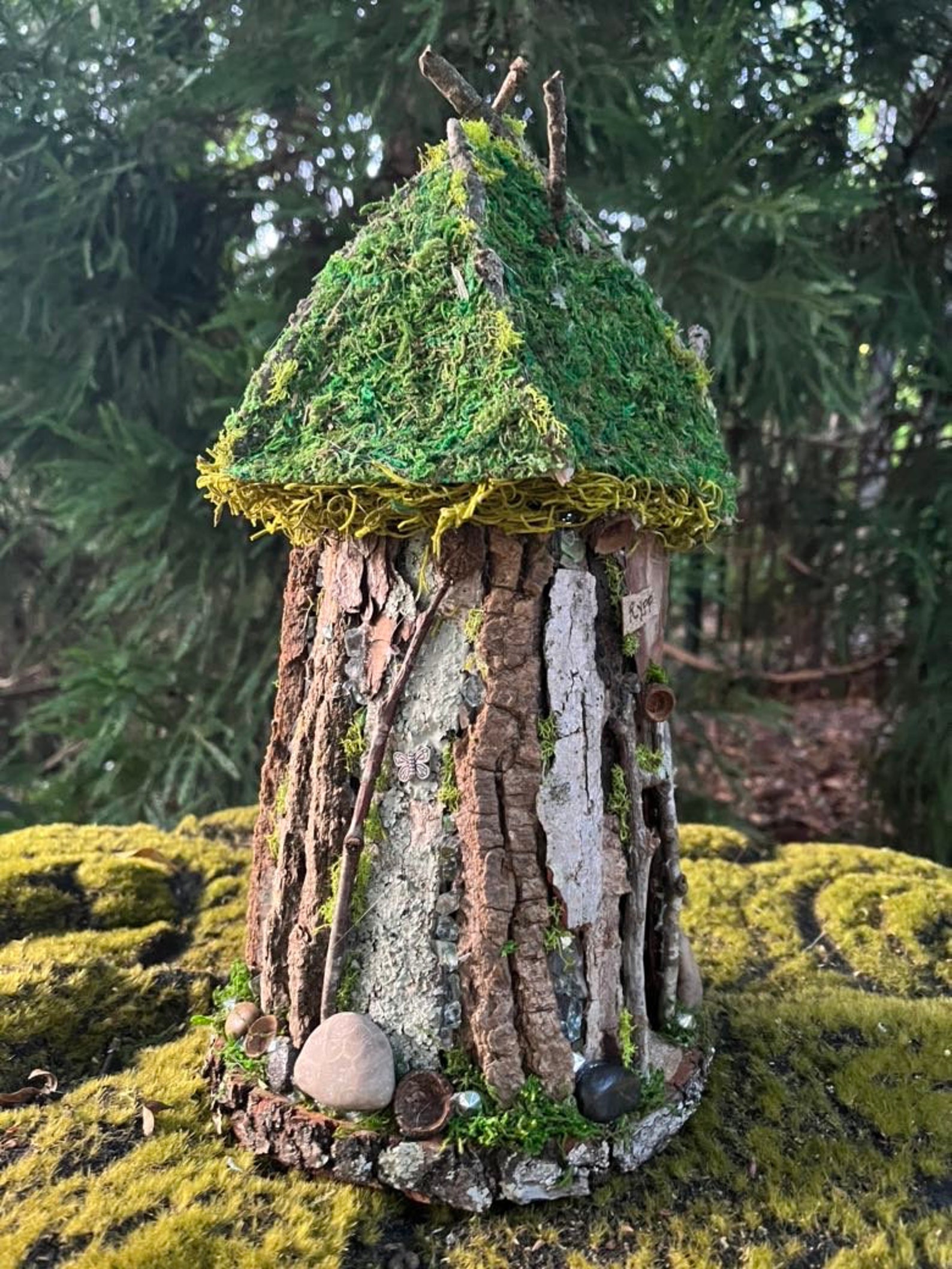 Large Fairy House, Handmade Fairy House, Gnome Home, Personalized Gift ...