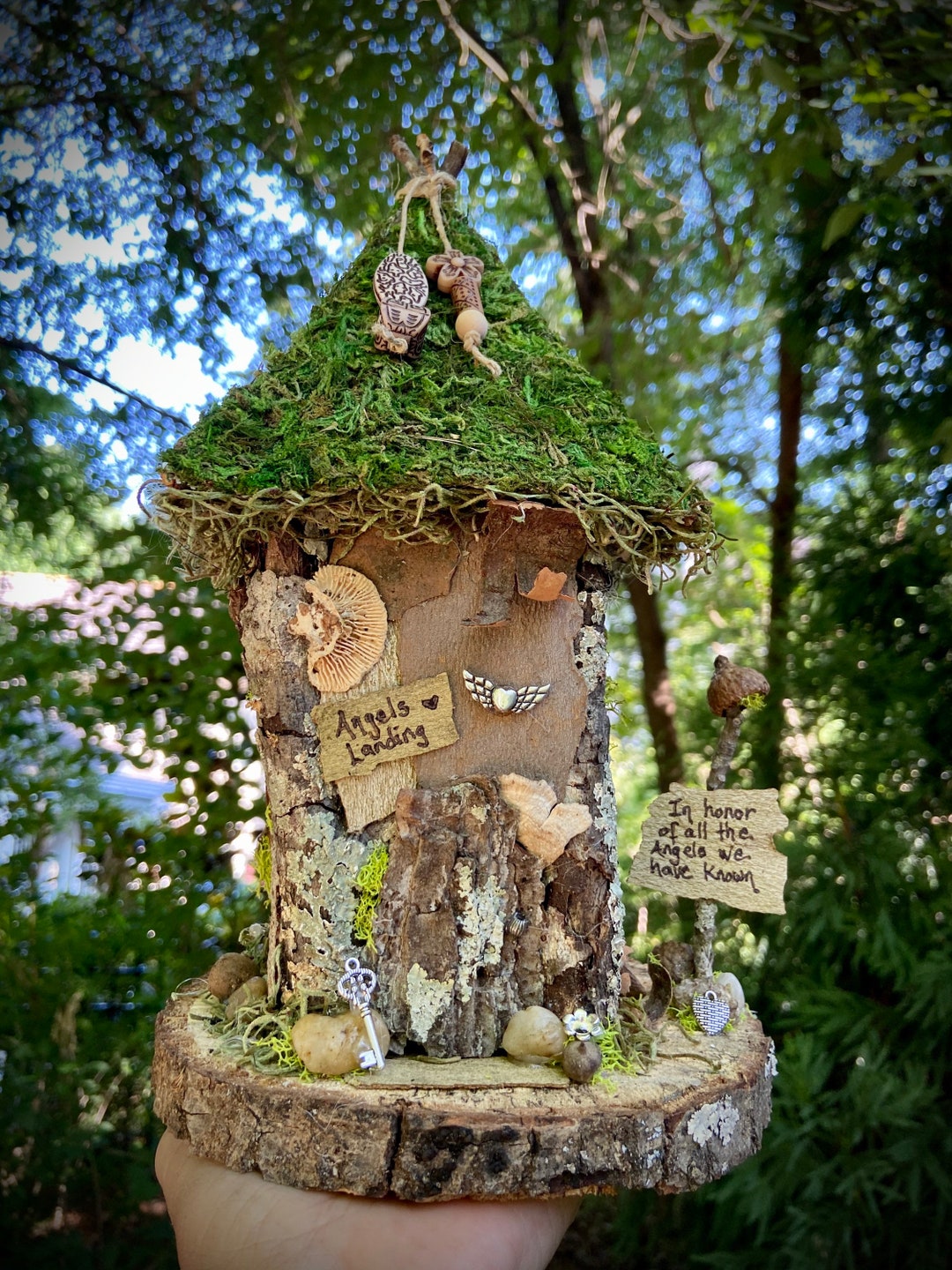 Small Fairy House, Handmade Fairy House, Personalized Gift, Custom Made ...