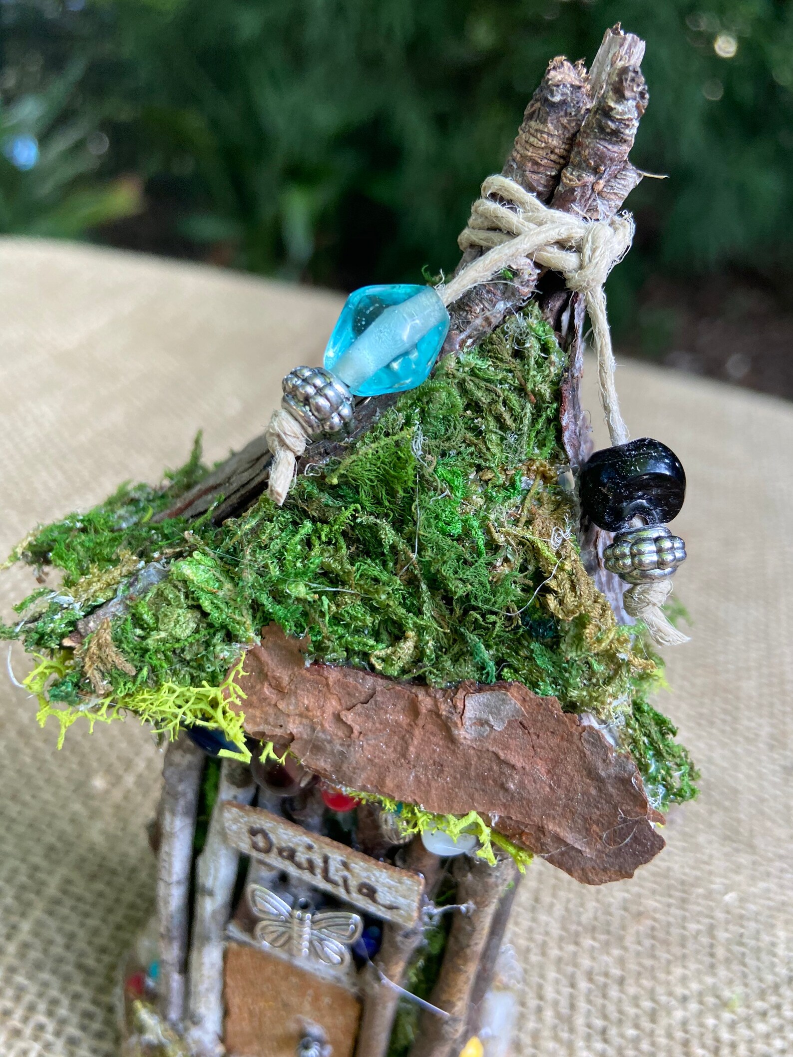 Itty Bitty Fairy House, Handmade Fairy House, Customized Gifts ...