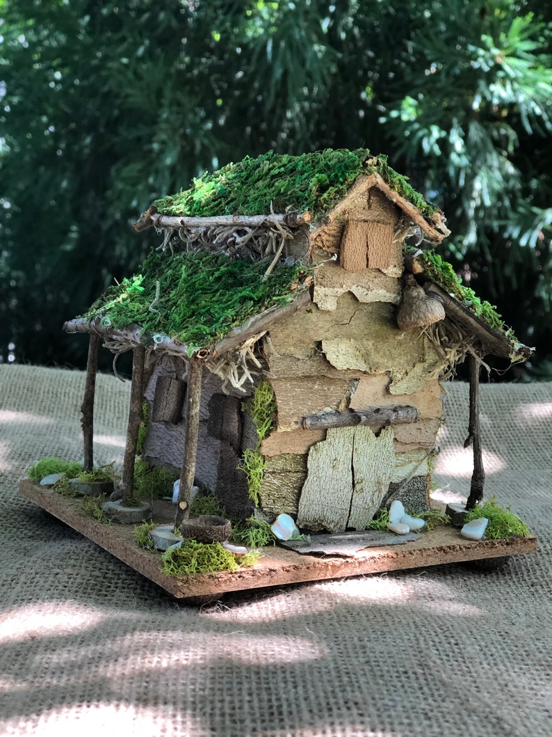 Medium Handmade Fairy Barn Handmade Fairy House Personalized - Etsy
