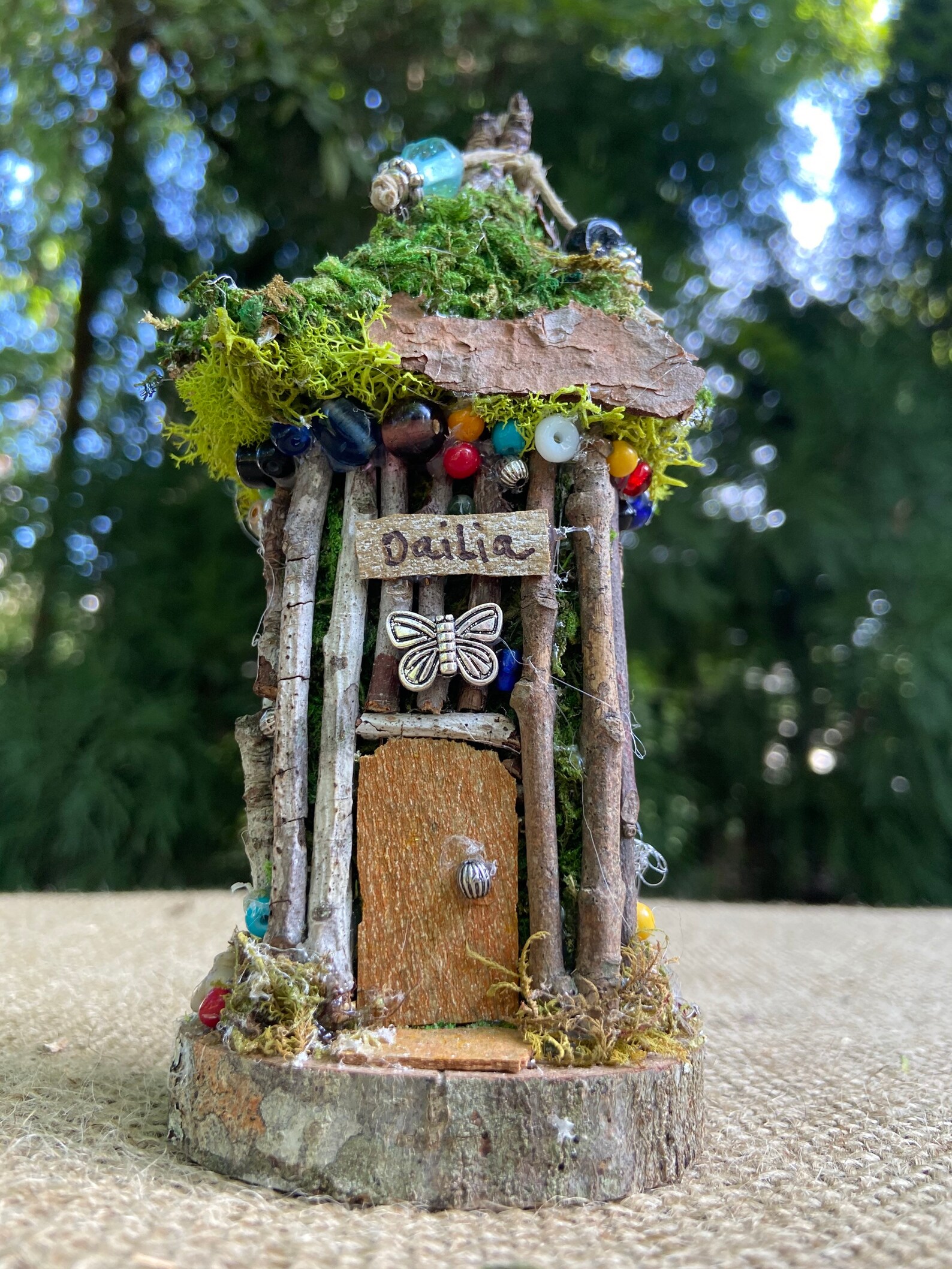Itty Bitty Fairy House, Handmade Fairy House, Customized Gifts ...