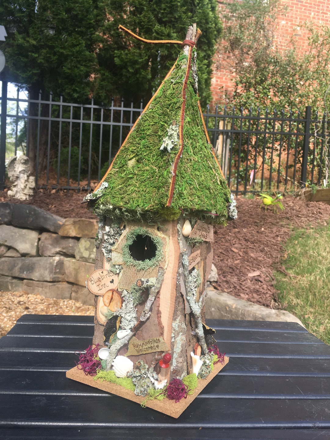Large Handmade Bird House, Personalized Gift, Custom Made Gift ...