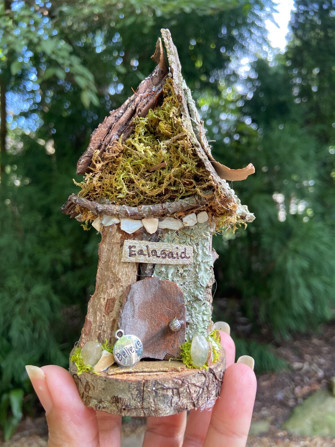Itty Bitty Fairy House, Handmade Fairy House, Customized Gift ...