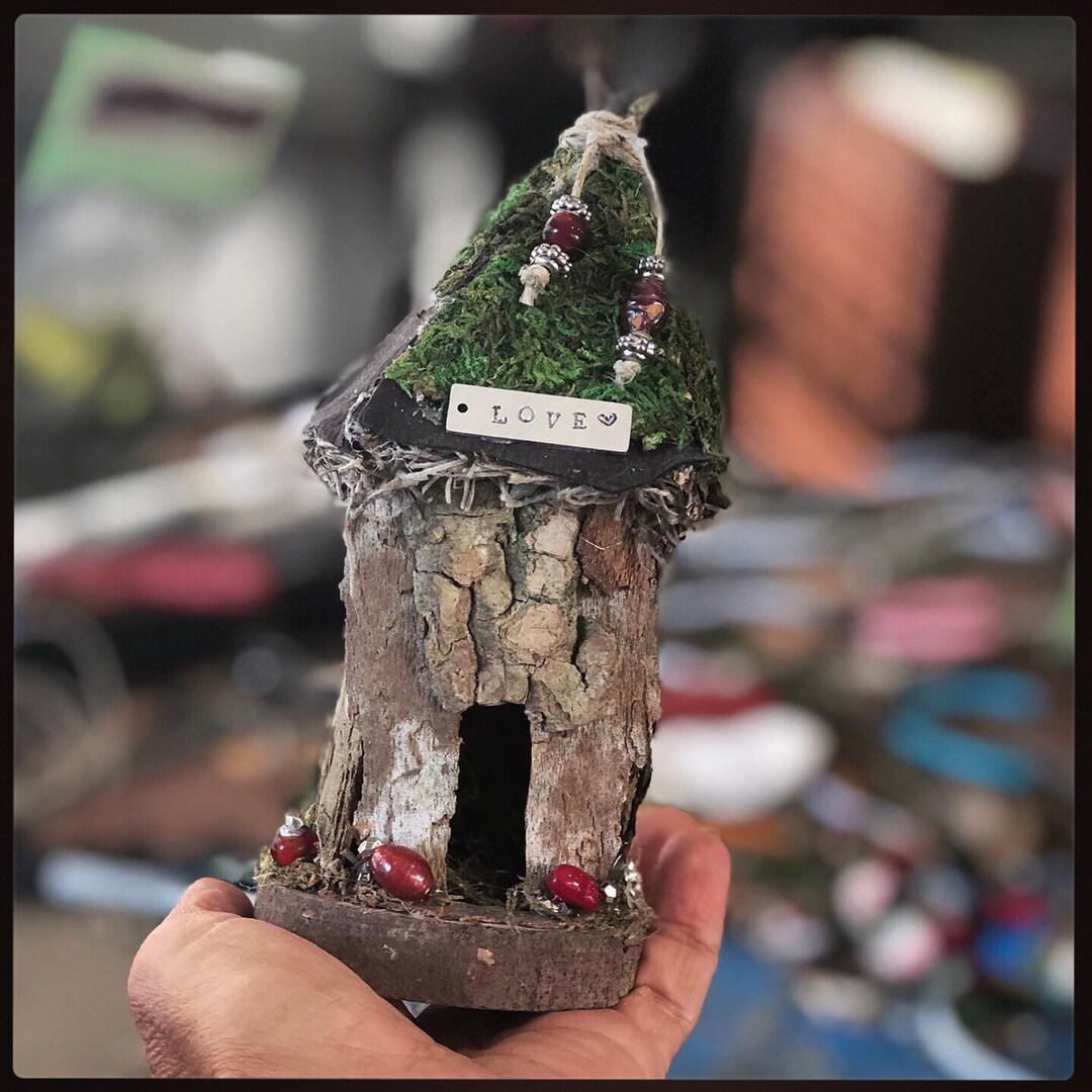 Itty Bitty Fairy House, Handmade Fairy House, Custom Made Gift ...