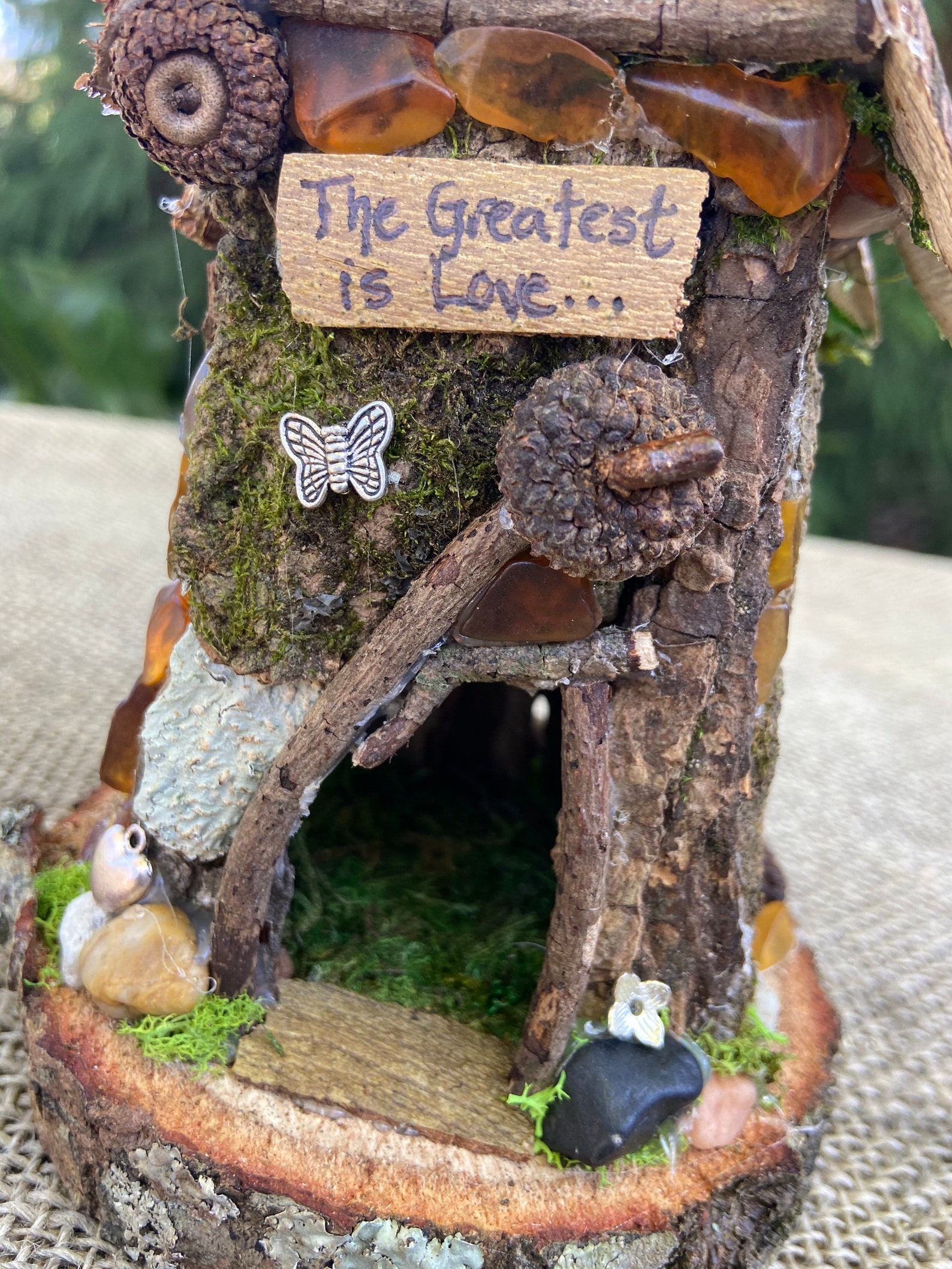 Mini Fairy House Handmade Fairy House Personalized Gift - Etsy