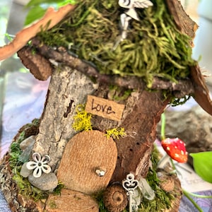 Itty Bitty Fairy House, Handmade Fairy House, Customized Gift ...