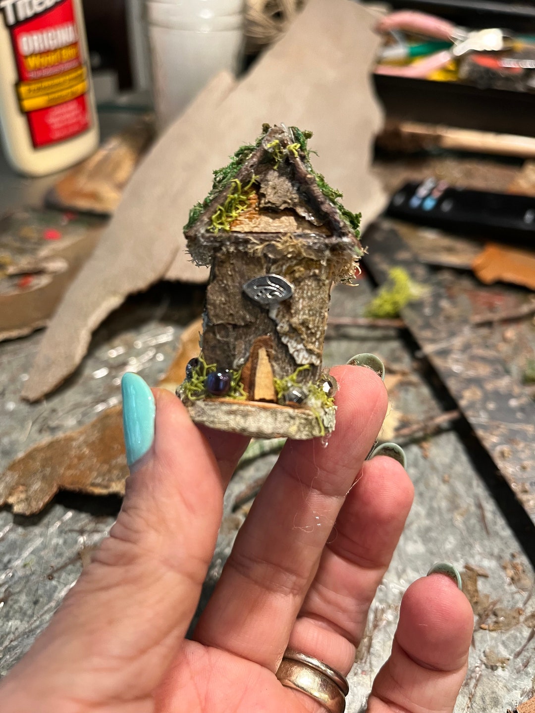 Itty Bitty Fairy House, Handmade Fairy House, Custom Made Gift ...