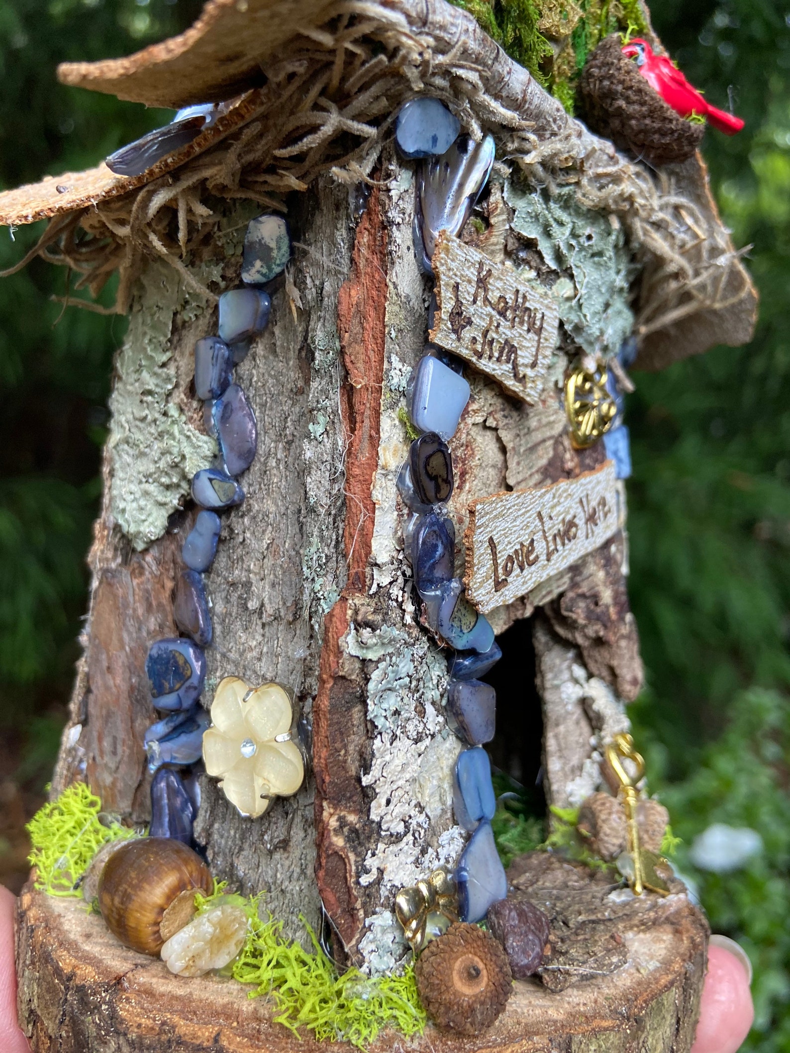 Mini Fairy House Handmade Fairy House Personalized Gift - Etsy