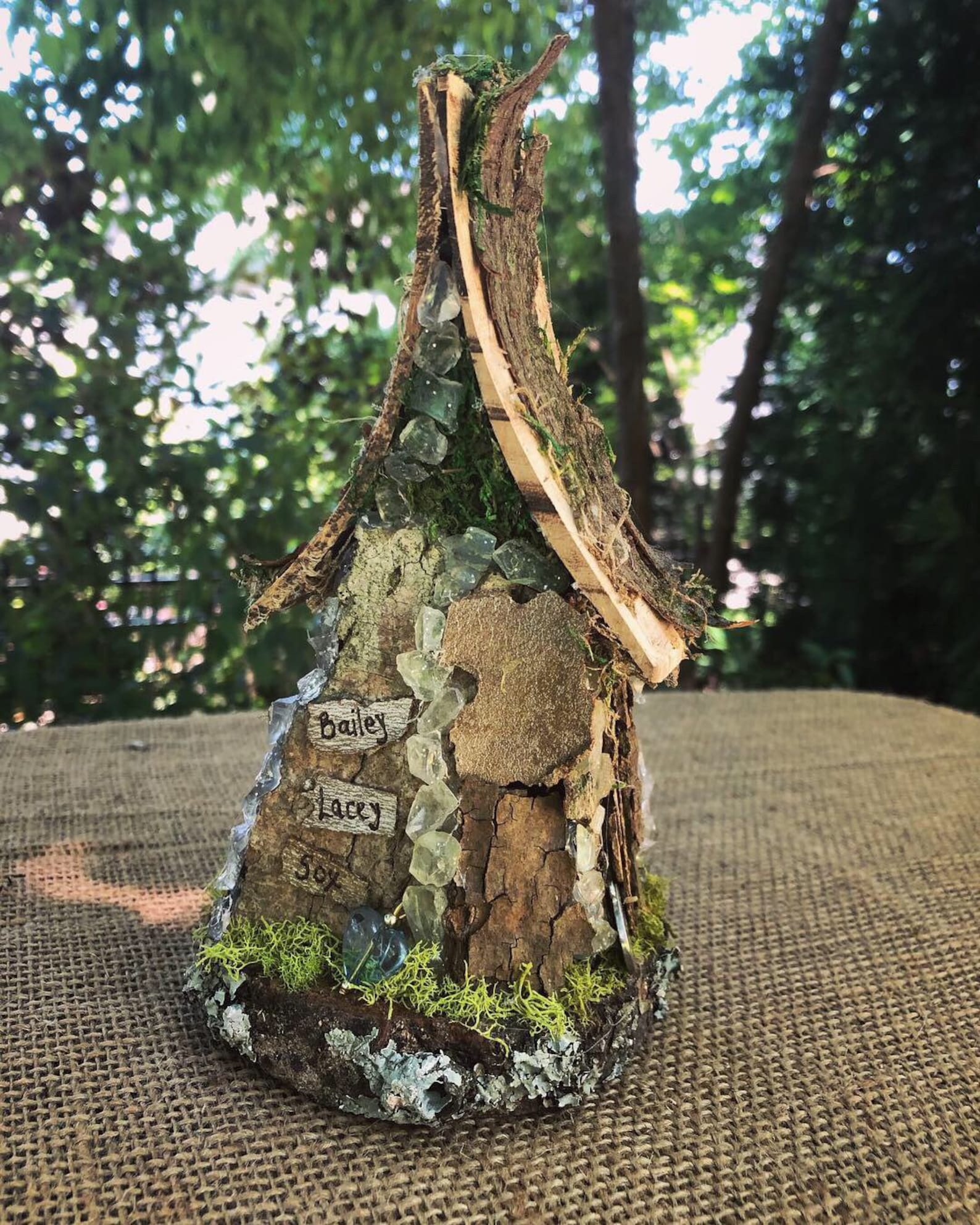 Mini Fairy House Handmade Fairy House Personalized Gift - Etsy