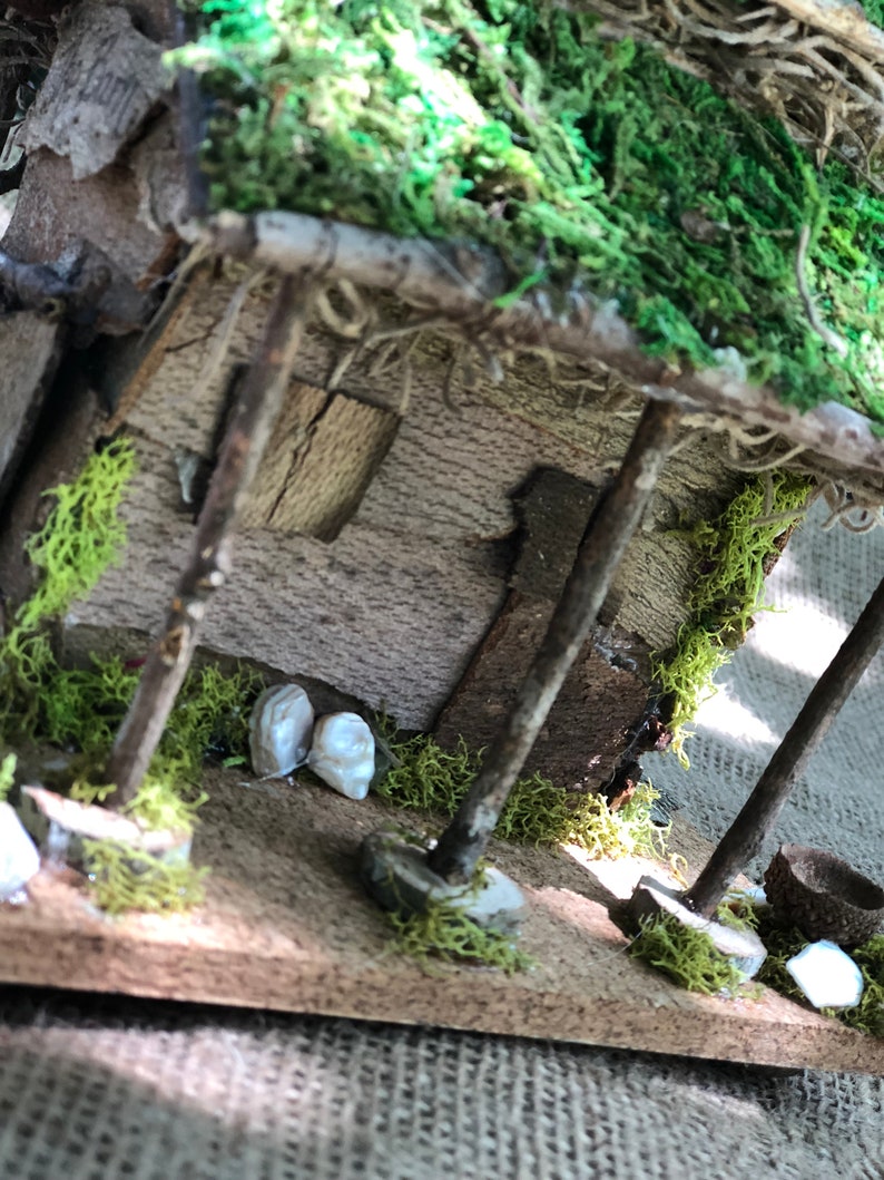 Medium Handmade Fairy Barn Handmade Fairy House Personalized - Etsy