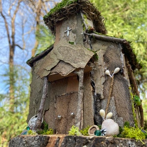 Handmade Fairy Chapel, Natural Materials, Personalized Religious Gift ...