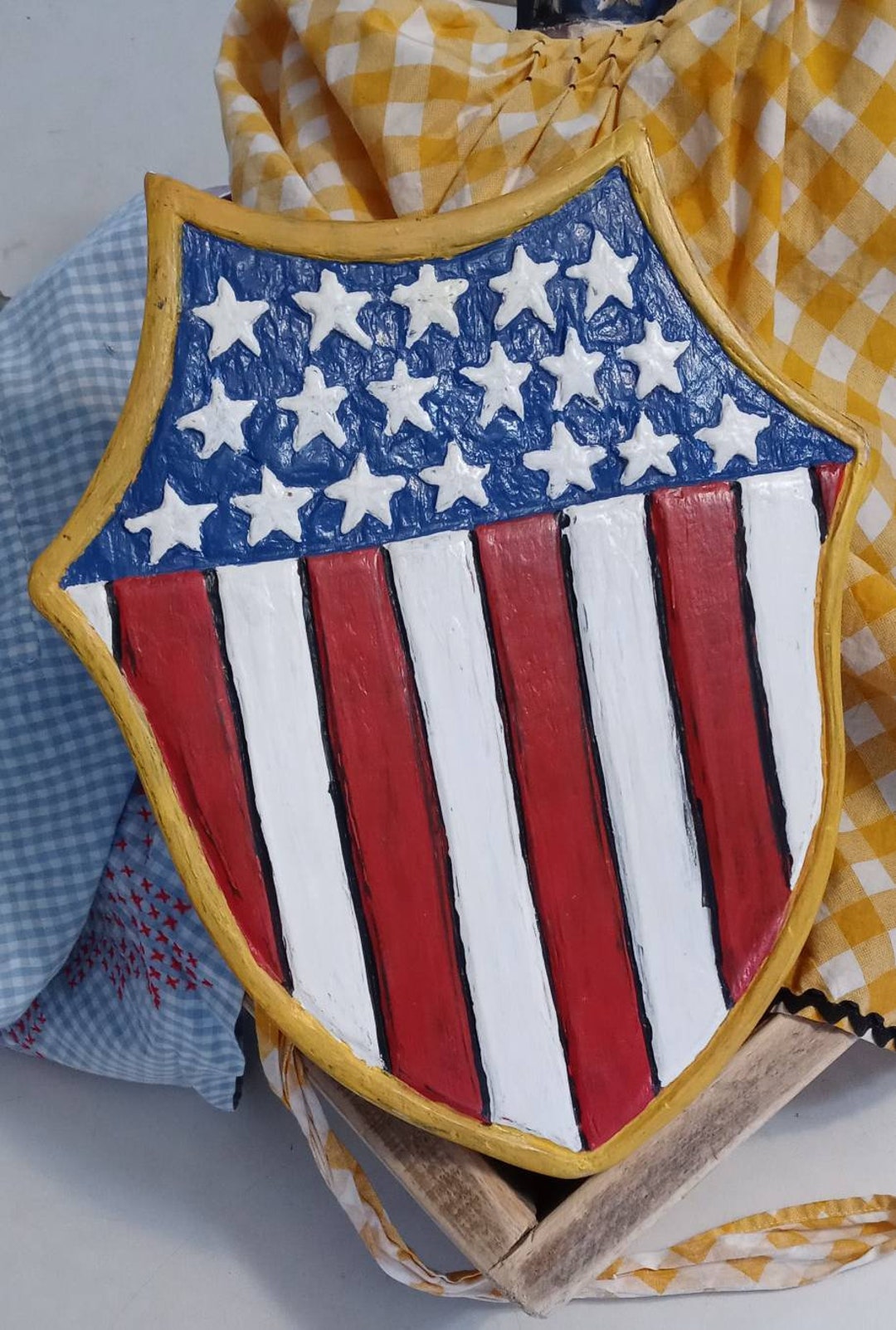 Patriotic Union Pacific Railroad Shield Painted on Wood - Etsy