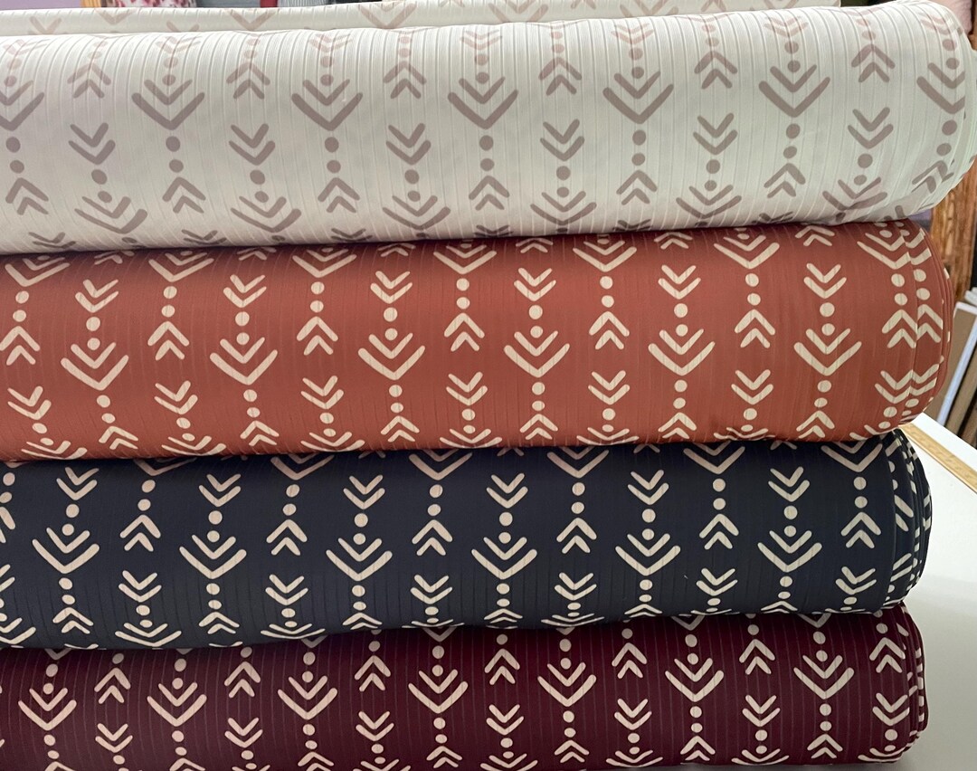 Wide Poly Rib Knit, Fabric, by the Yard/ Half Yard - Etsy