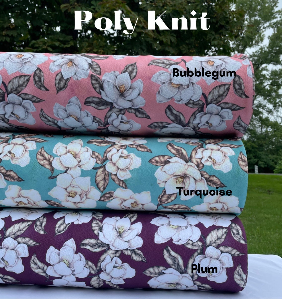 Poly Knit Fabric by the Yard/half Yard - Etsy