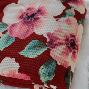 Poly Rib Knit, Fabric, by the Yard/ Half Yard - Etsy