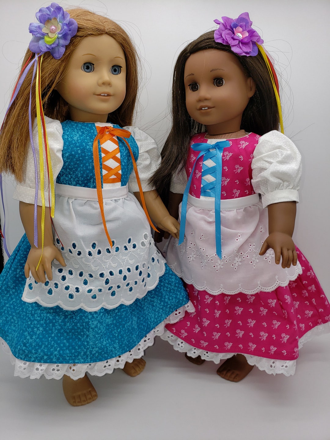 Handmade Oktoberfest Dirndl Dress for 18 Inch Dolls: German Style ...