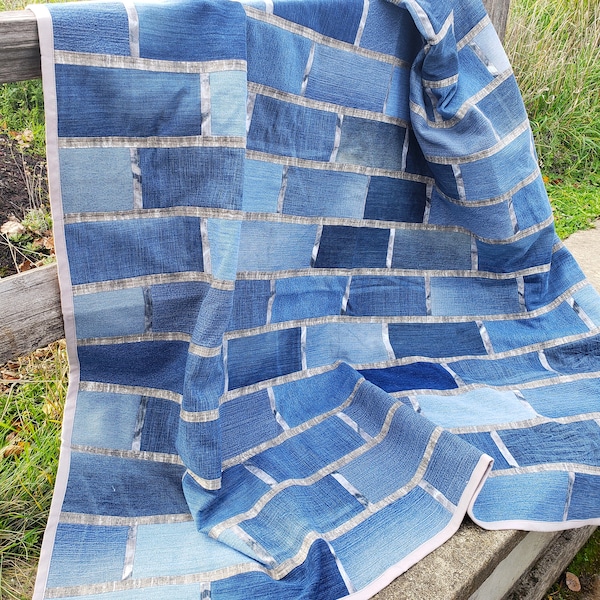 Denim Rag Quilt - Etsy