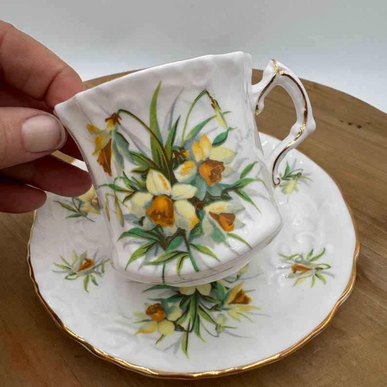 Hammersley Teacup and Saucer, Narcissus and Daffodil Coffee / Tea Cup ...