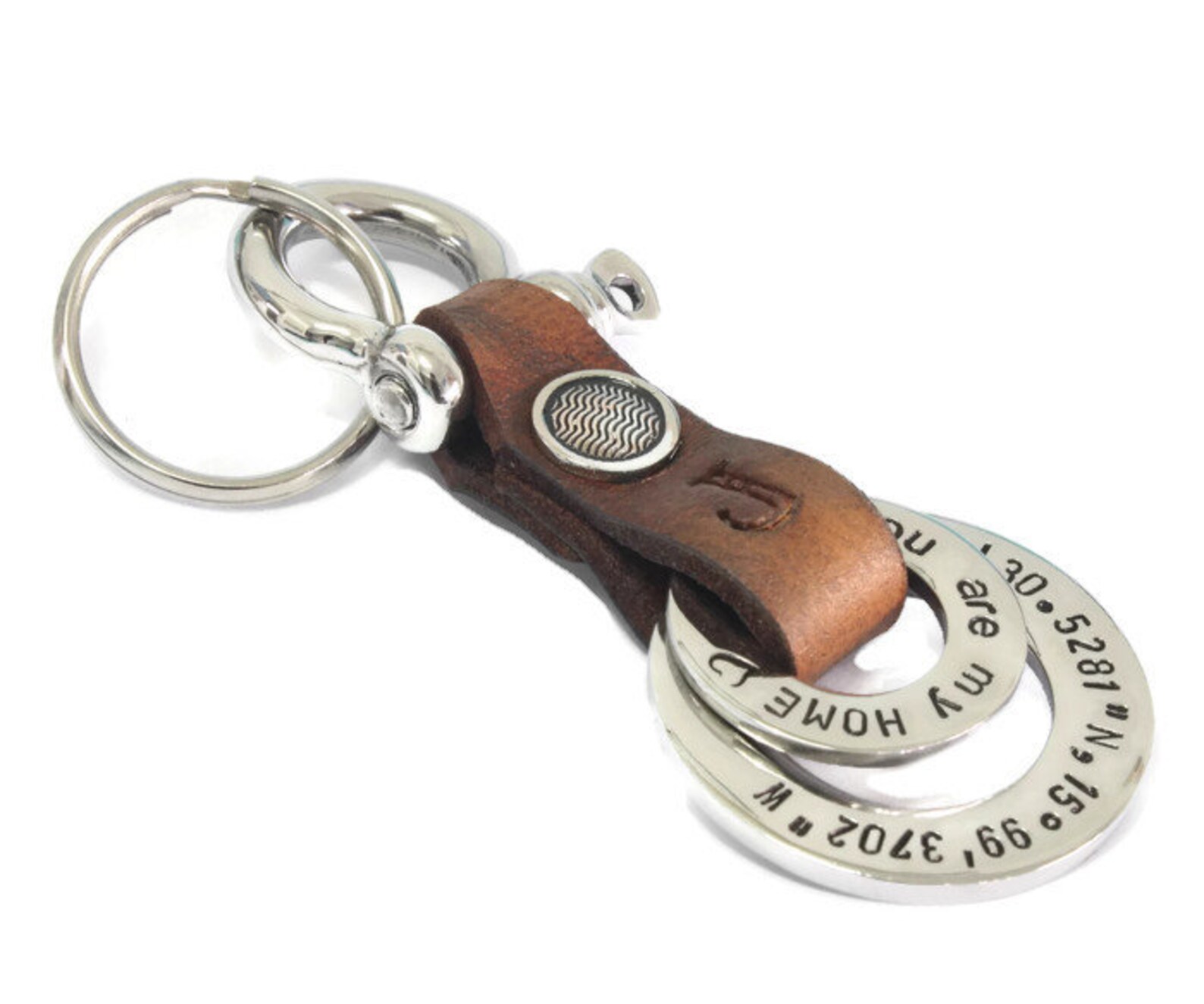 Mens Key Holdermens Keychain Personalizedmens Key Ringmens - Etsy