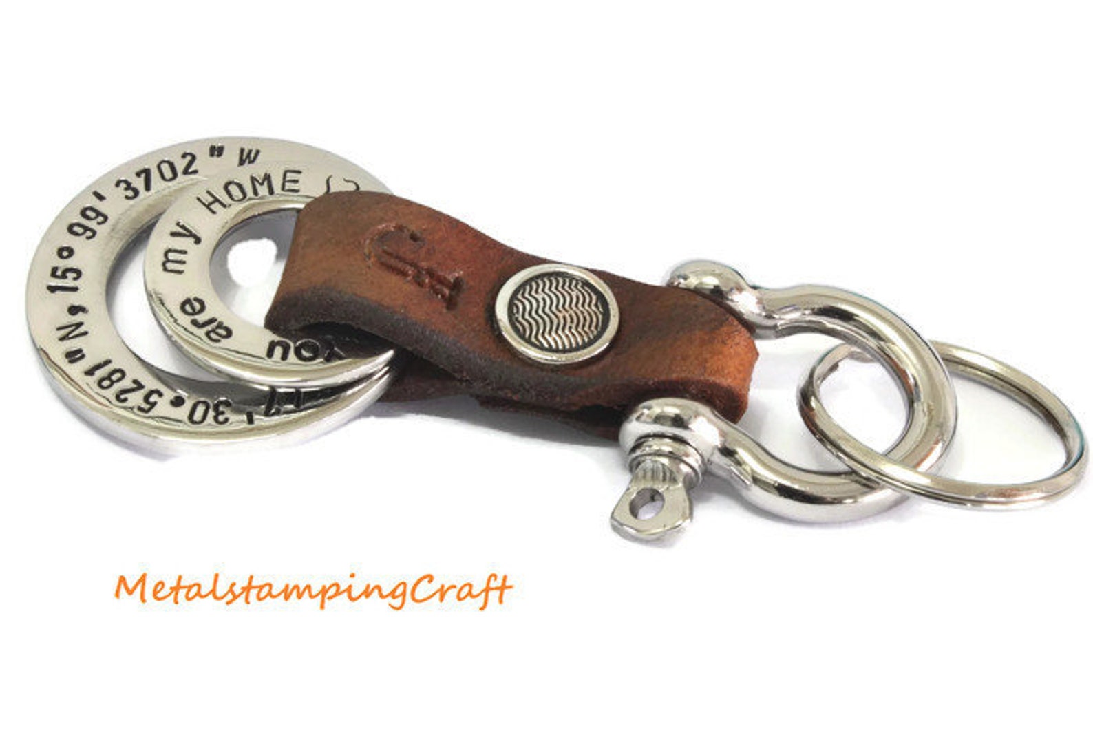 Mens Key Holdermens Keychain Personalizedmens Key Ringmens | Etsy