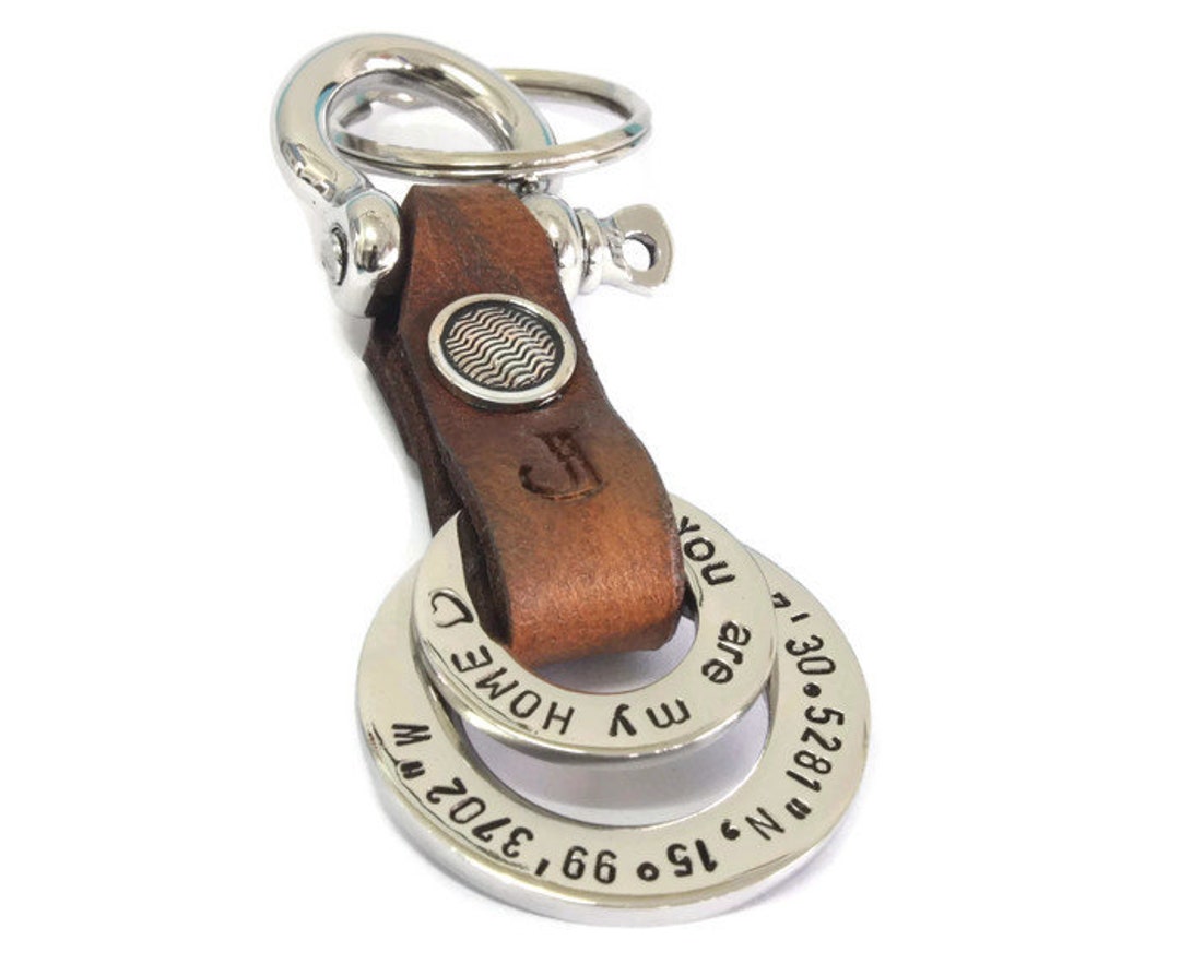 Mens Key Holder,mens Keychain Personalized,mens Key Ring,mens Key Fob ...
