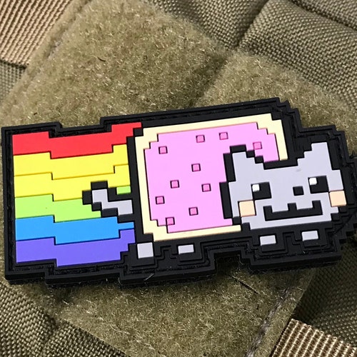 Nyan Cat 8 Bit PVC Morale Patch - Etsy