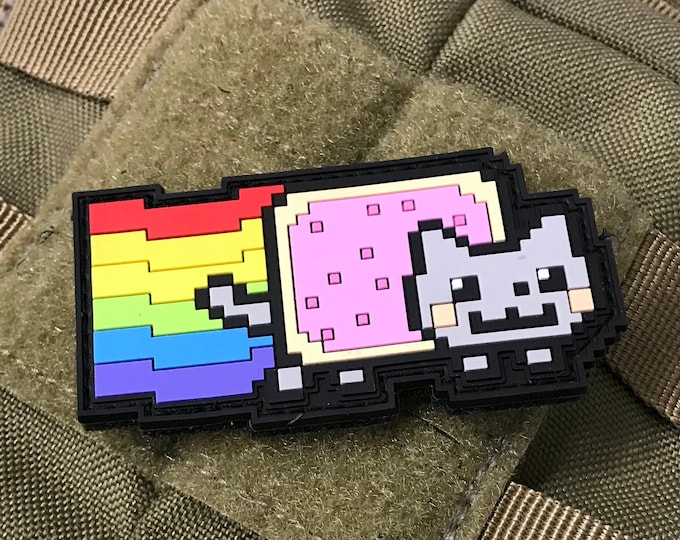 Nyan Cat 8 Bit - (PVC) Morale Patch - Etsy