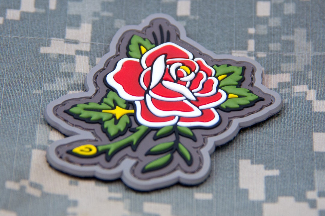 Rose Tattoo - (PVC) Morale Patch - Etsy