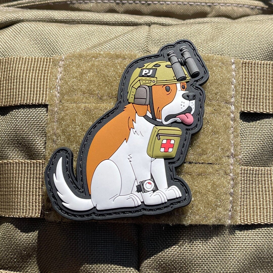 PJ Tactical St. Bernard (PVC) Patch - Etsy