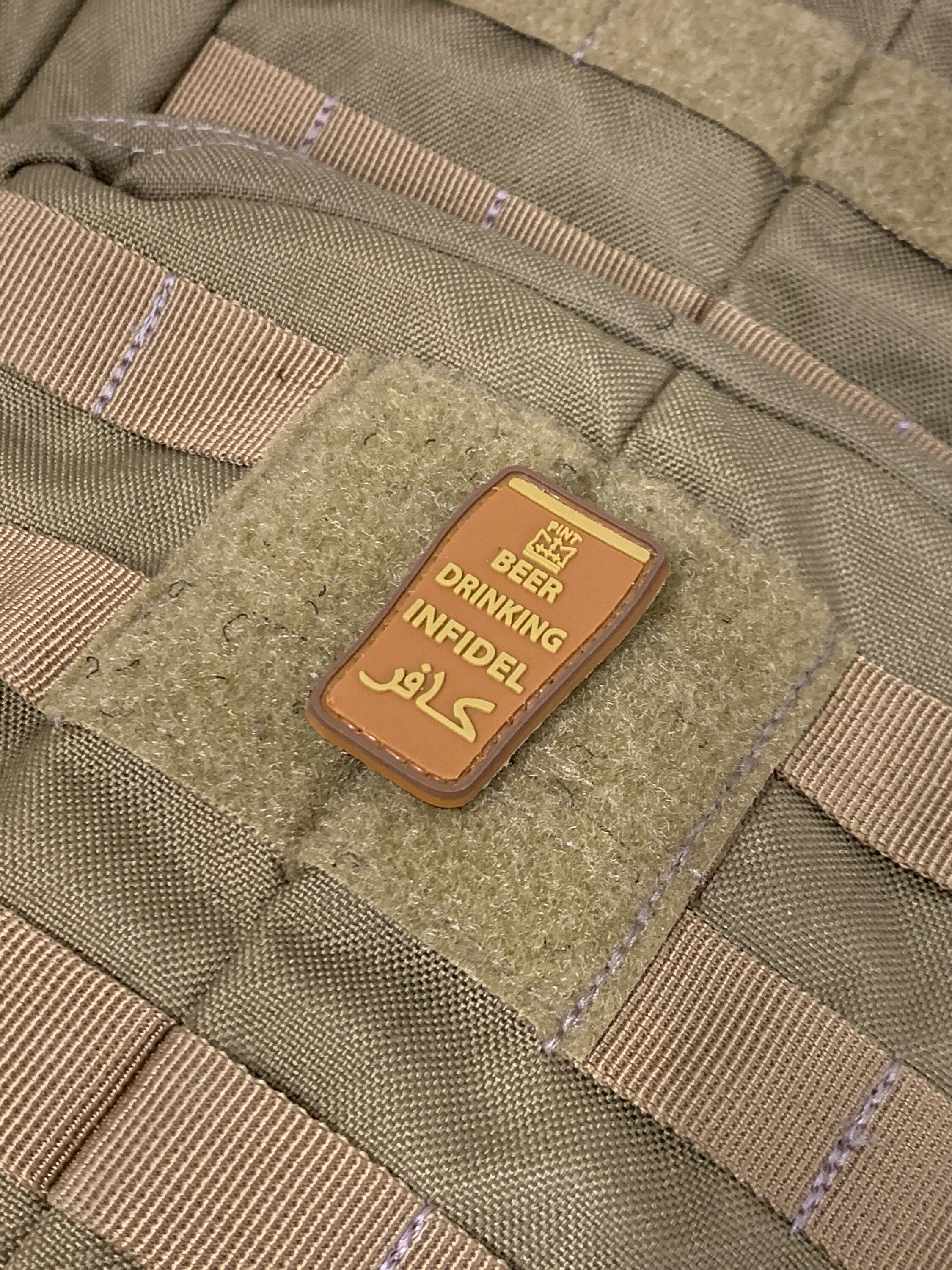 Beer Drinking Infidel PVC Morale Patch - Etsy