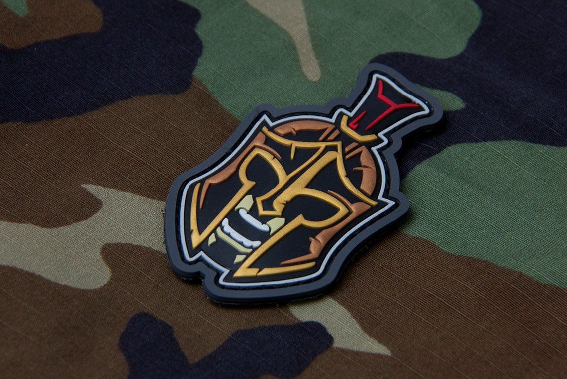 Spartan Warrior Head 1 - (PVC) Morale Patch - Etsy
