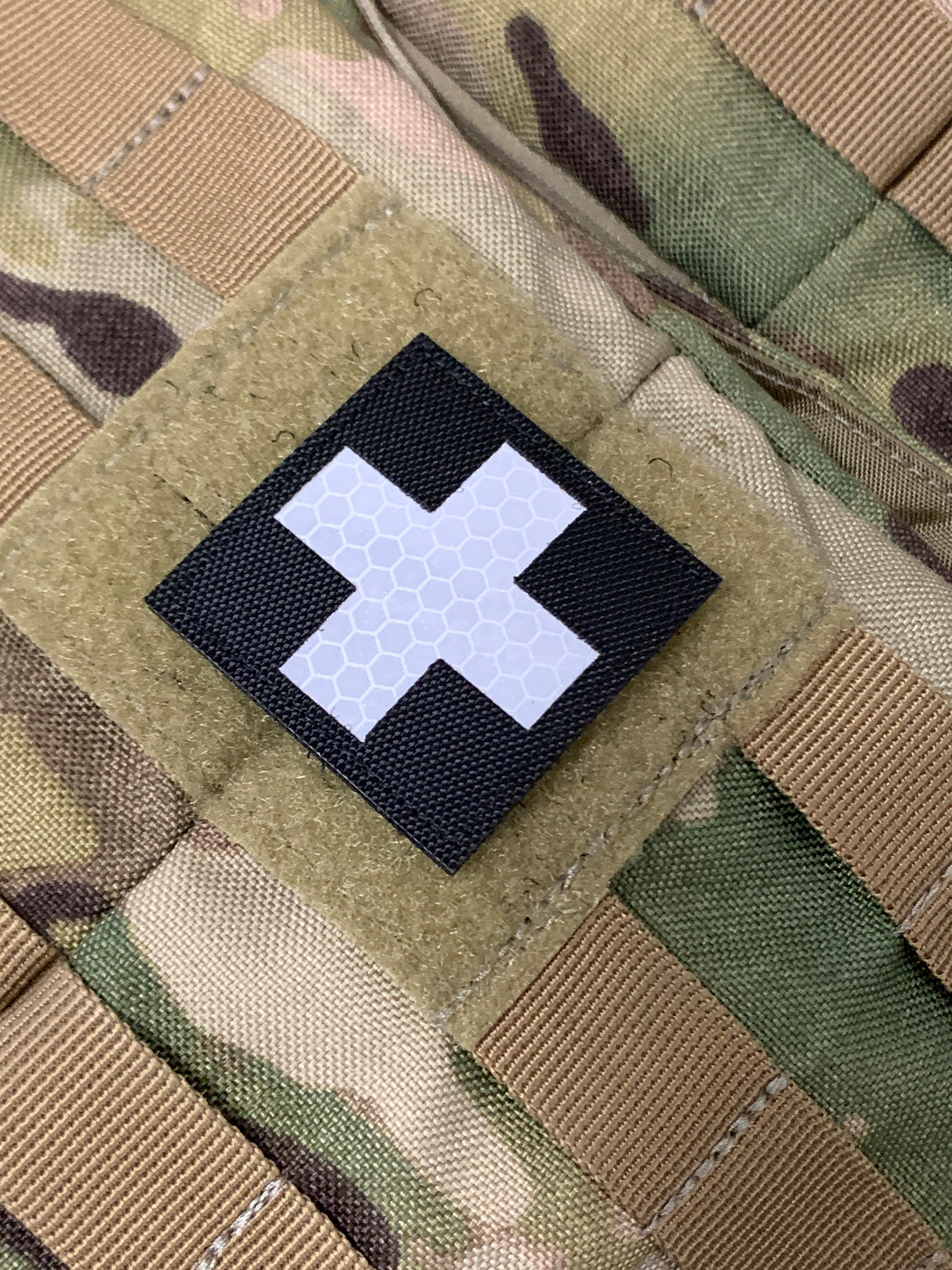 Medic Square Reflective Morale Patch - Etsy