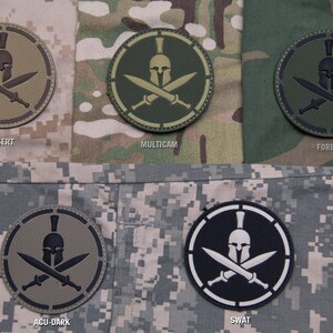 Spartan Helmet - (PVC) Morale Patch - Etsy