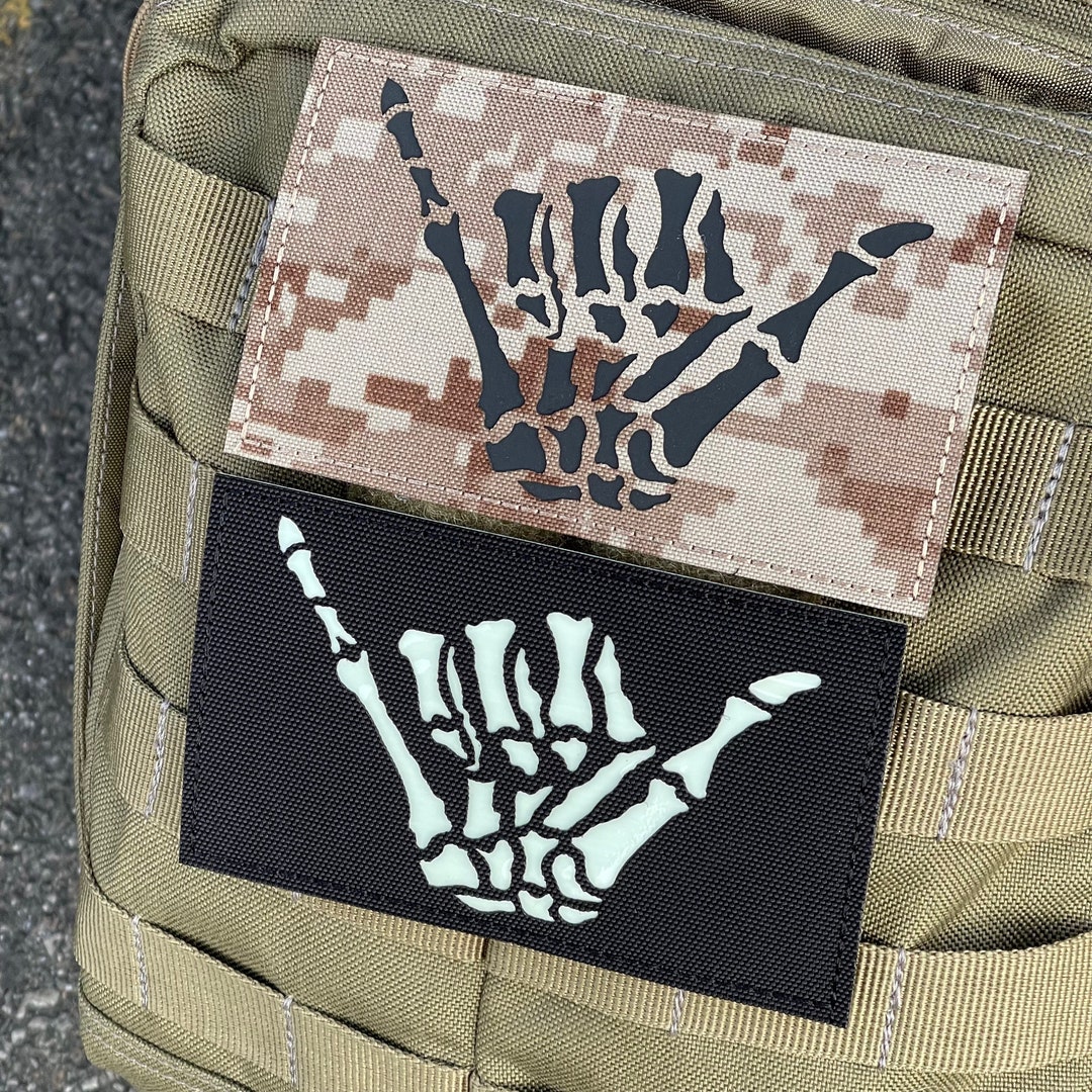Morale Patch: Hang Loose Design - Reflective Border, Velcro Back - Etsy