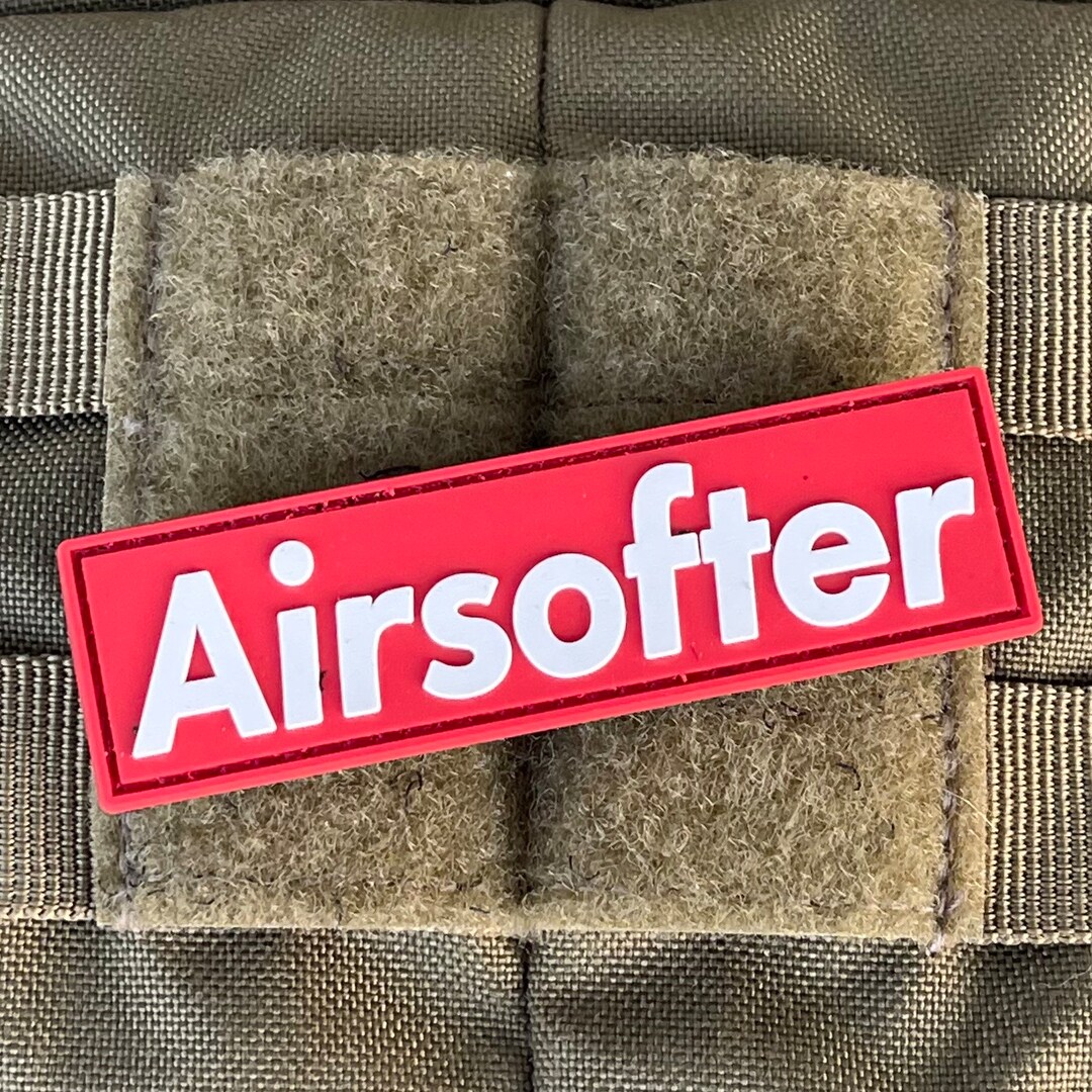 Airsofter (PVC) Morale Patch - Etsy