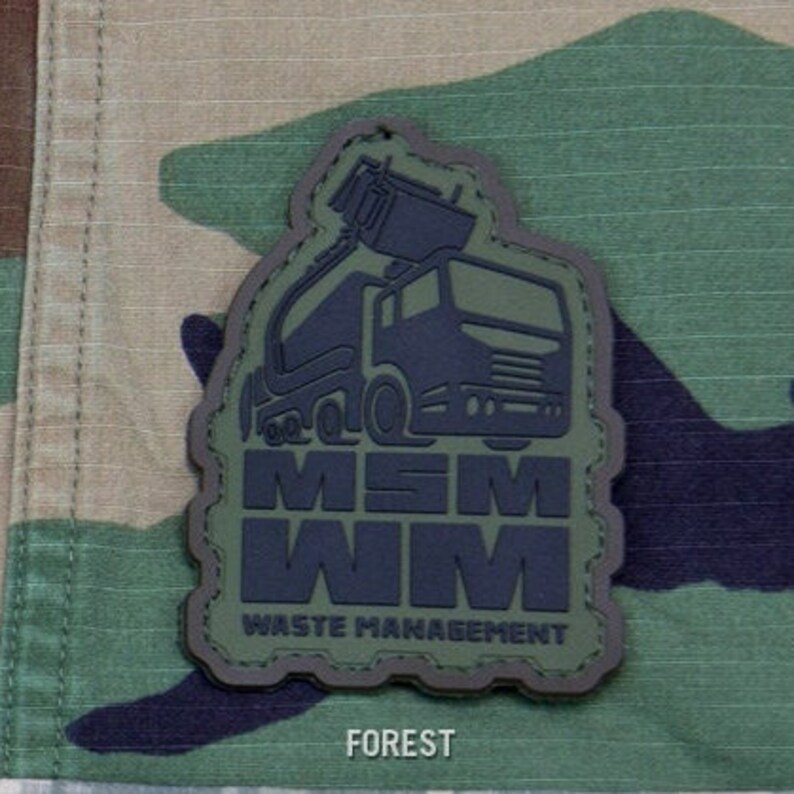 Waste Management PVC Patch - Etsy