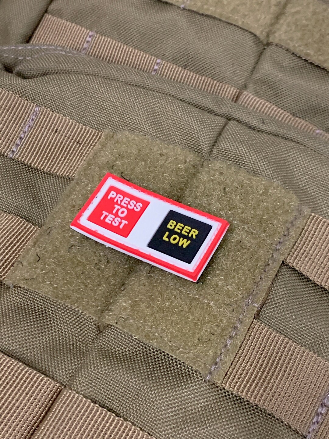 Beer Low PVC Morale Patch - Etsy