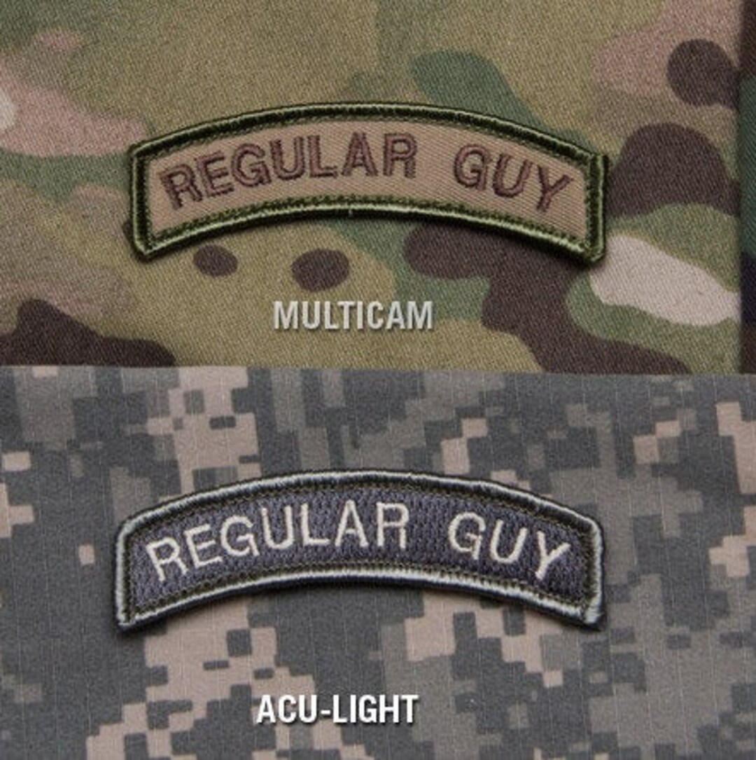 Regular Guy Patch: Special Forces Style Tab With Hook Fastener - Etsy