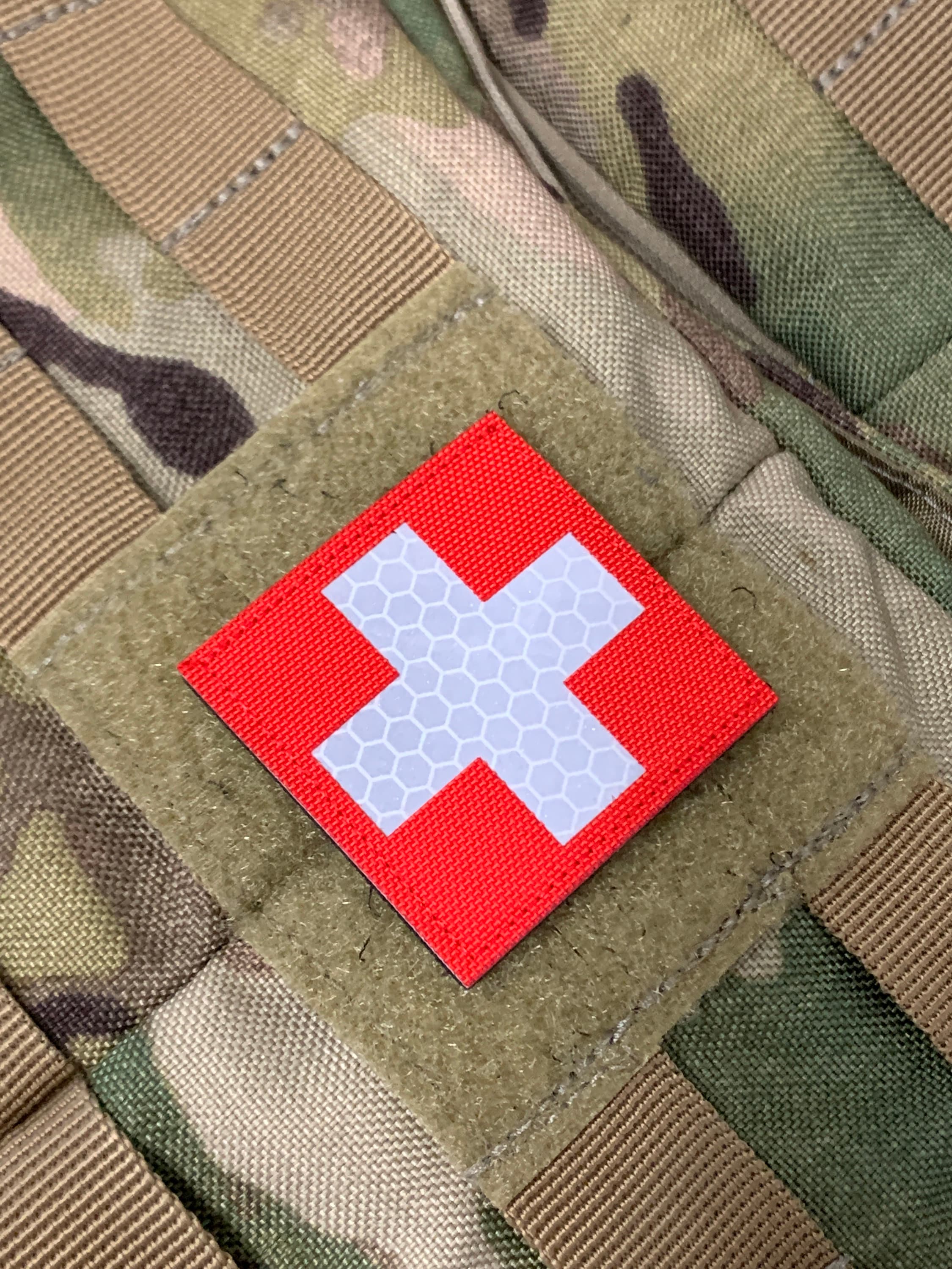 Medic Square Reflective Morale Patch - Etsy