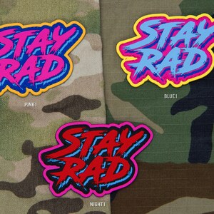 Stay Rad Text - (PVC) Morale Patch - Etsy