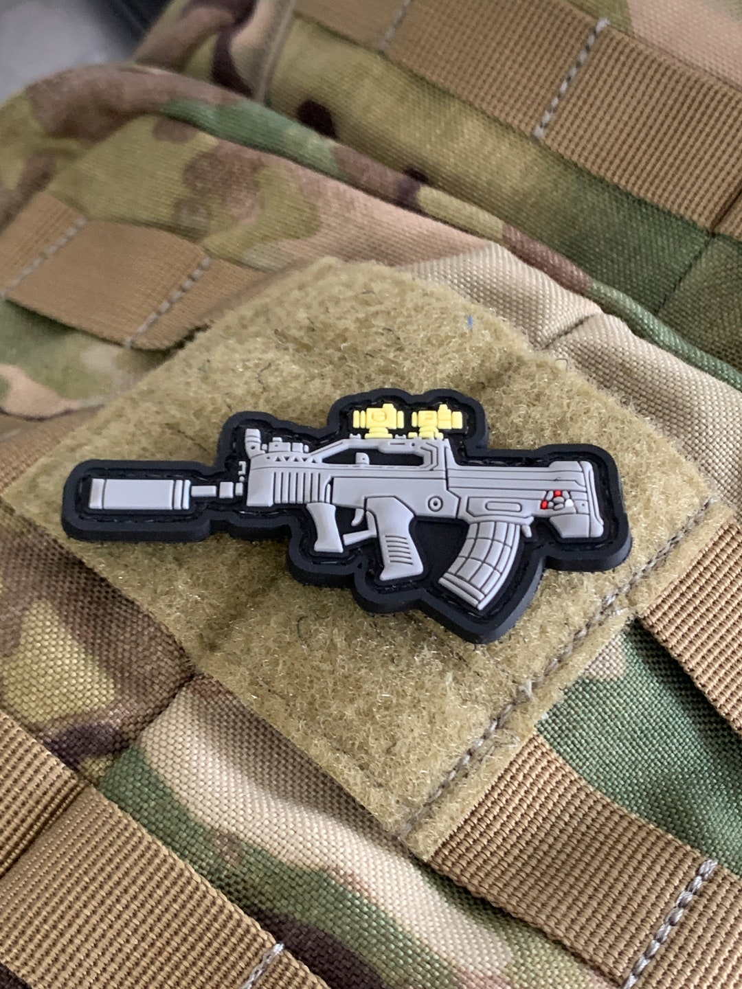 Mini Gun Series PVC Morale Patch: Type 97 Tactical / Black - Etsy