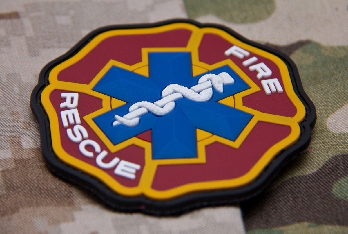 Fire Rescue - (PVC) Morale Patch - Etsy