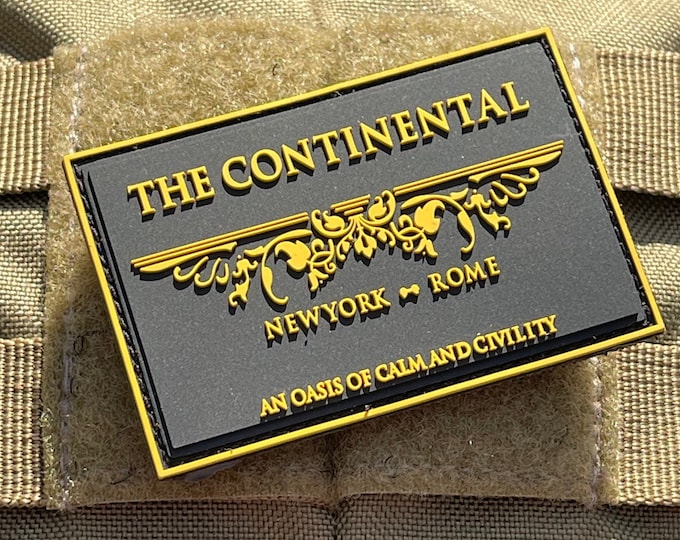 The Continental - (PVC) Morale Patch - Etsy